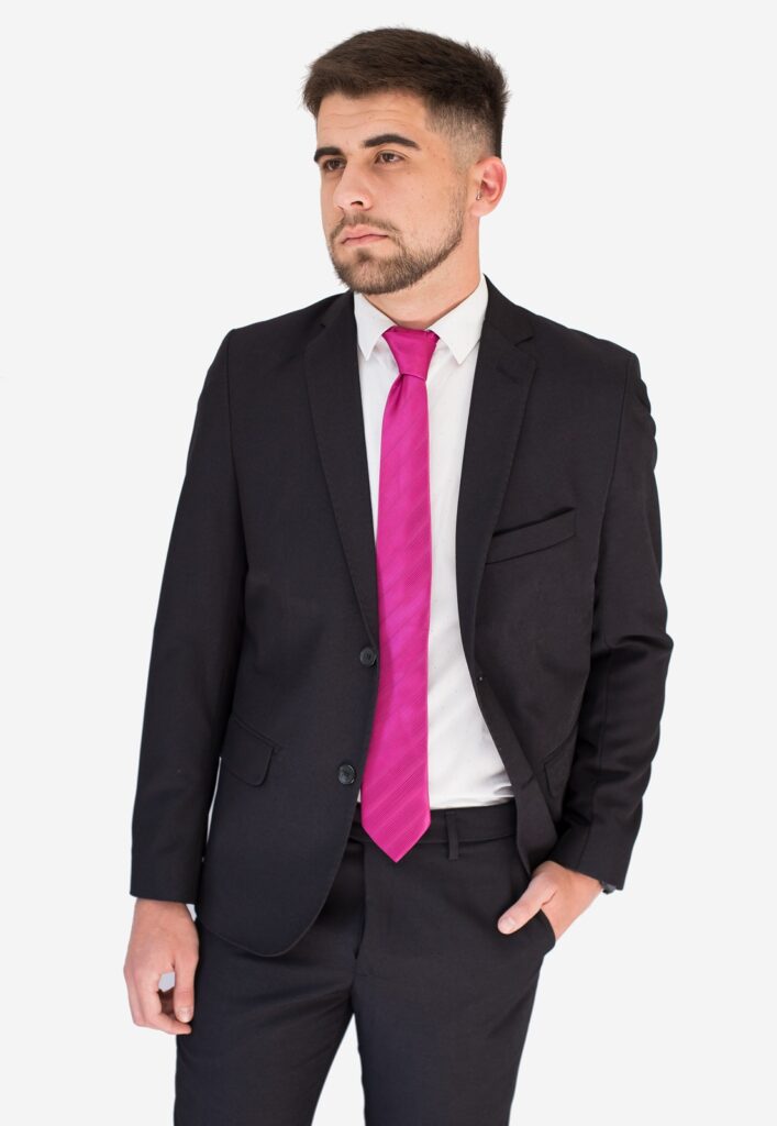 Terno Masculino Slim Preto Poly Gabardine Jordhan - Jordhan - Terno ...